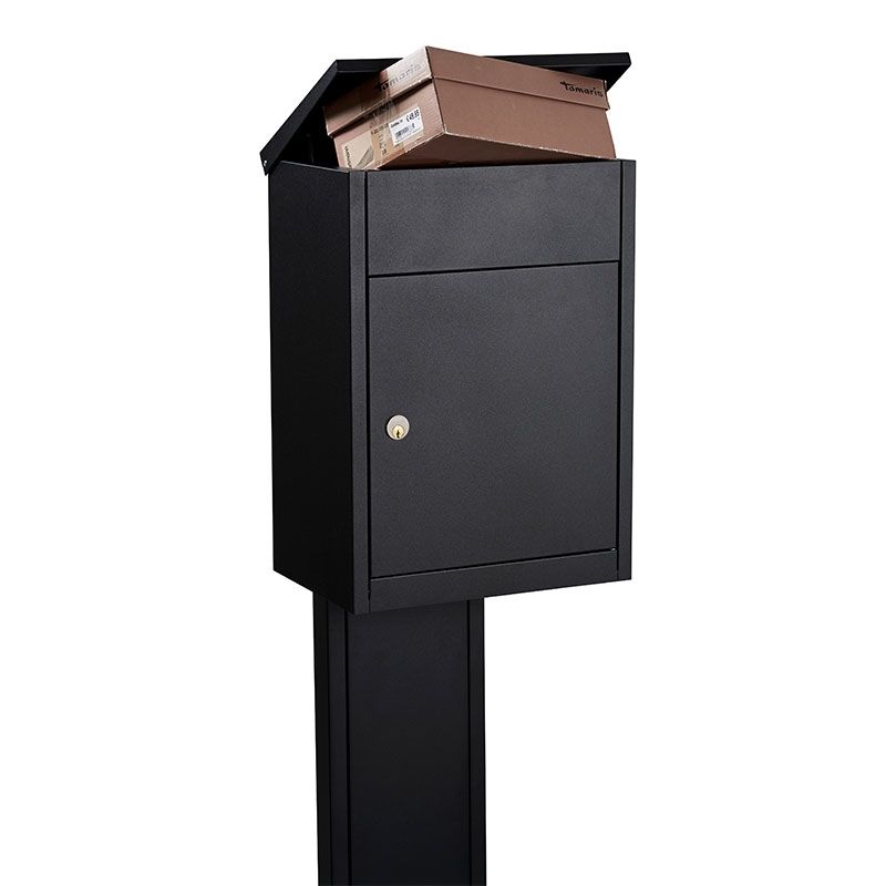 Pakket Brievenbus Allux 500 Ruko Slot Zwart | zwart | 40050170